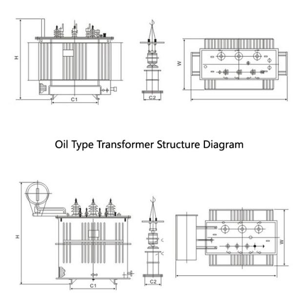 Iron core power current oil immersed transformer 50hz 10 kva 15kv 380v ...