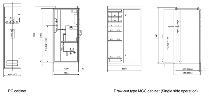 Low Voltage Power Distribution Switchgear / Switch Cabinet/Enclosure ...